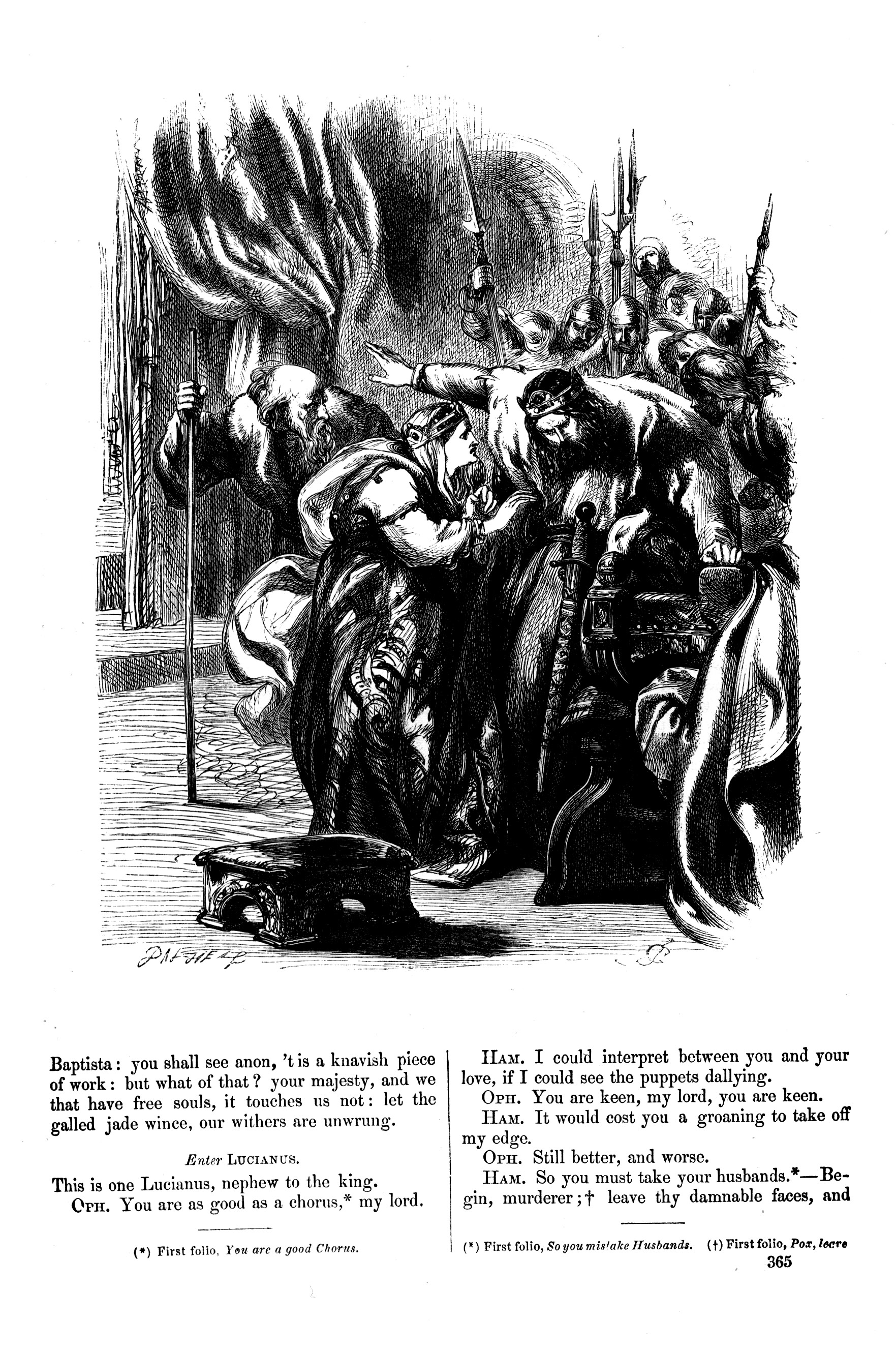 John Gilbert, Hamlet, Illustration #18 | Victorian Illustrated ...