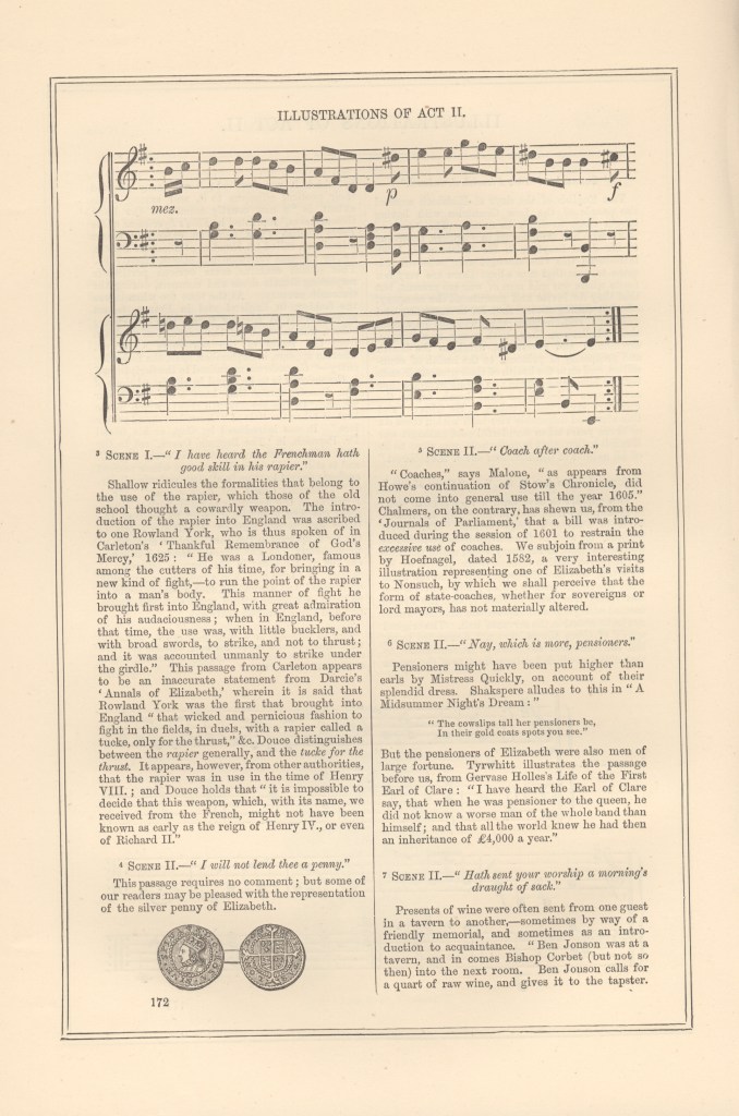 Silver Penny of Elizabeth | Victorian Illustrated Shakespeare Archive