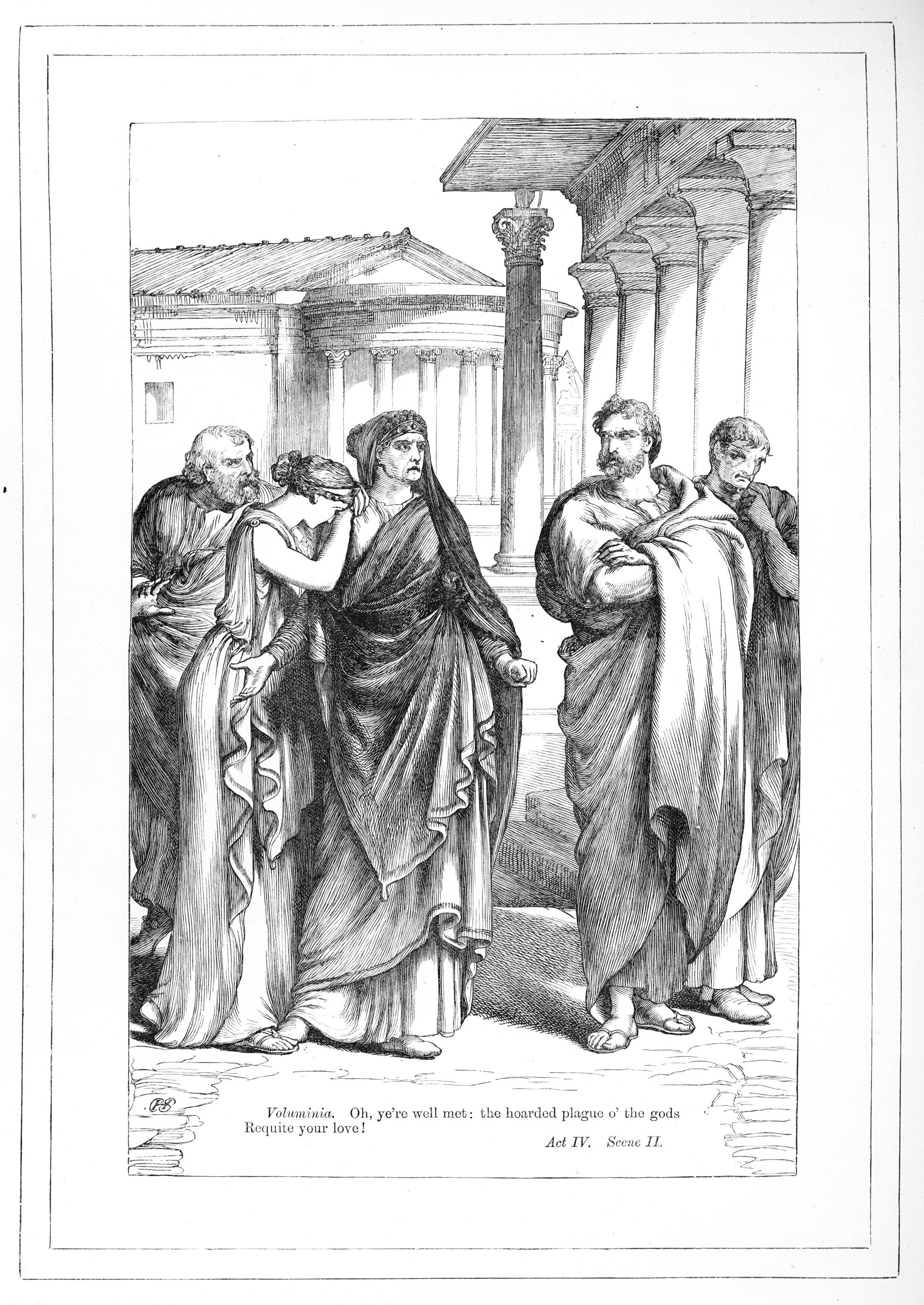 H. C. Selous, Coriolanus, Illustration #14 | Victorian Illustrated ...